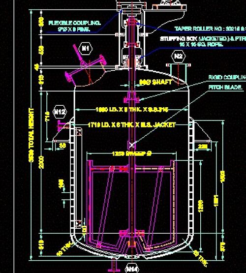 Komponen Mixer Tank Pada Mesin Industri - Henry Setyanto - anakteknik.co.id