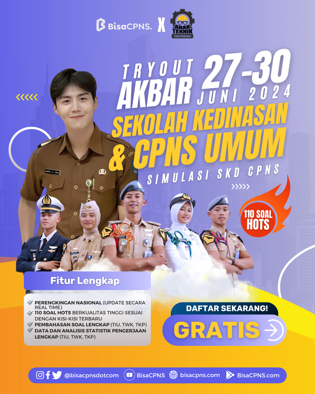 Tryout Akbar BisaCPNS x Anak Teknik GRATISS