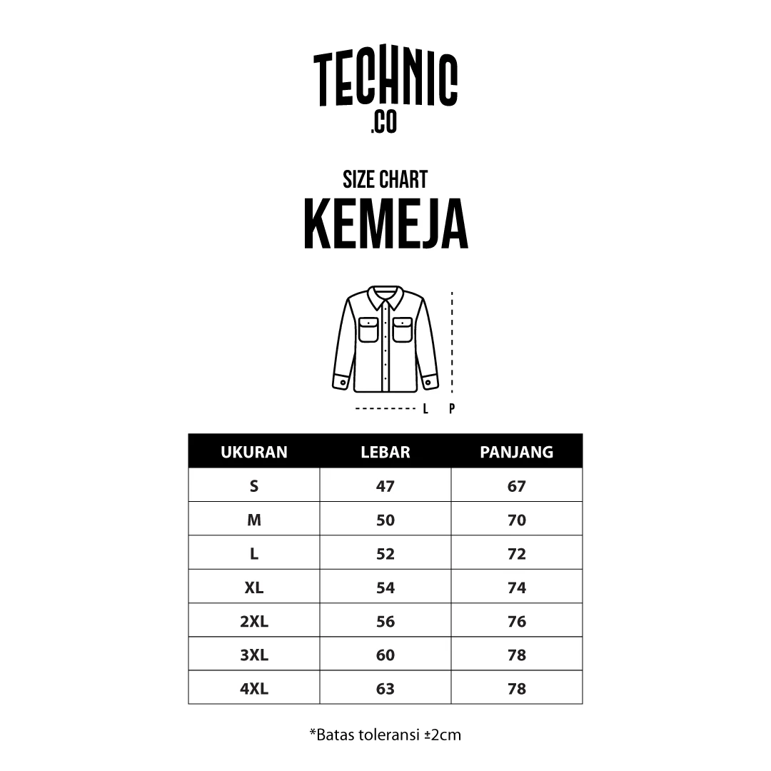 Workwear Technic.co - Cream - Lengan Panjang