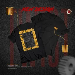 T-shirt Teknik Mesin Merch - Twist