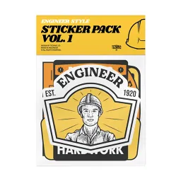 Sticker Pack Vol 1 Engineer Style