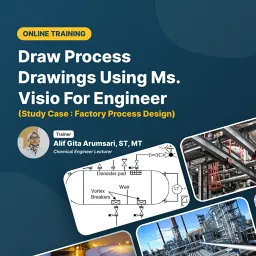 Draw Process Drawings Using Ms. Visio for Engineer