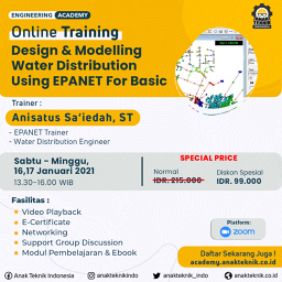 Training Basic Epanet untuk Analisis Distribusi Air