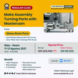 Make Assembly Turning Parts with MASTERCAM
