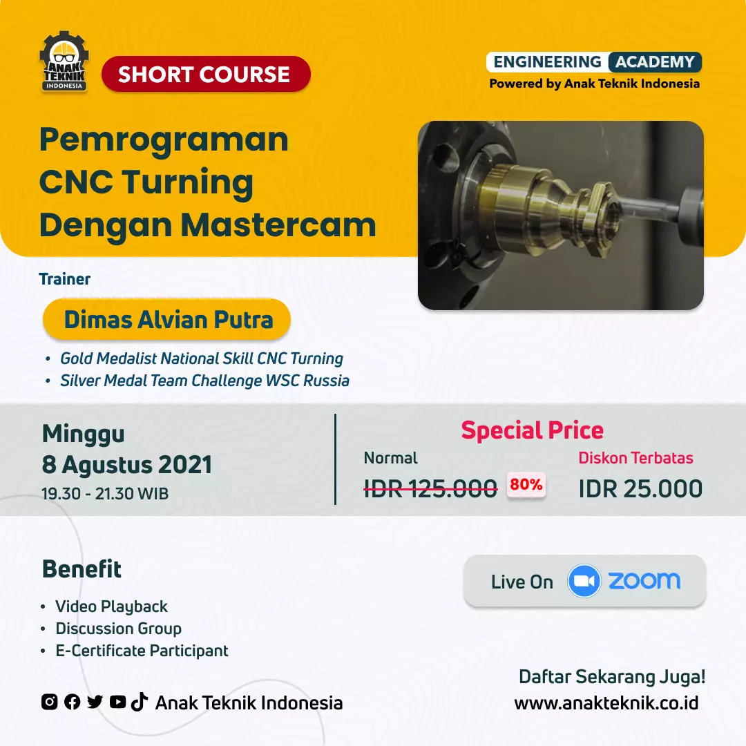 Superclass CNC - Programming and Assembly Turning Parts with MASTERCAM